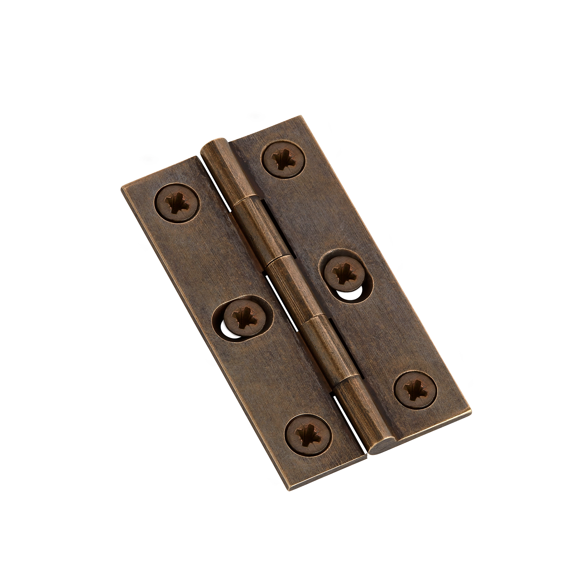 204 - 2 SLOT Solid Brass Butt Hinge with Pozi Screws | Armac Martin