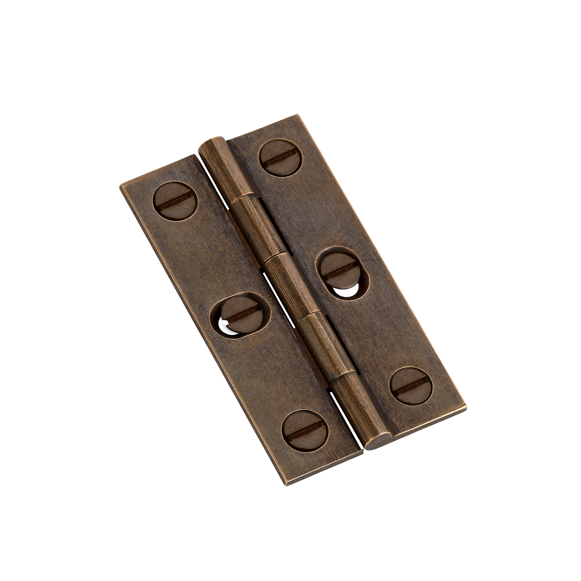 204 - 2 SLOT Solid Brass Butt Hinge with Slotted Screws | Armac Martin