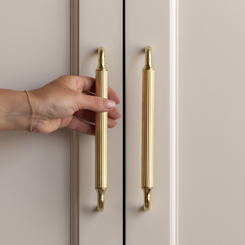 Barwick Slim Ridged Cabinet Pull Handle